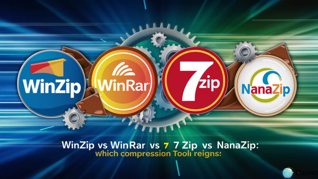 WinZip vs WinRAR vs 7-Zip vs NanaZip: Which Compression Tool Reigns?