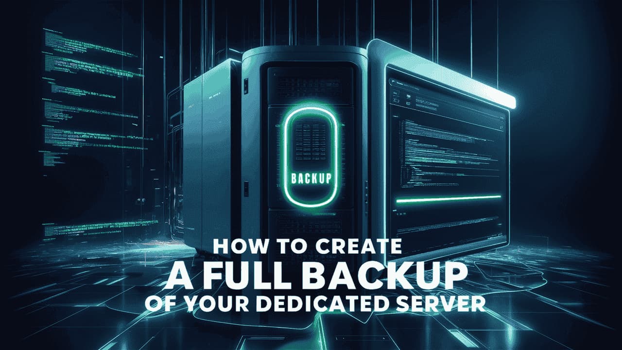 How to Create a Full Backup of Your Dedicated Server | Owrbit