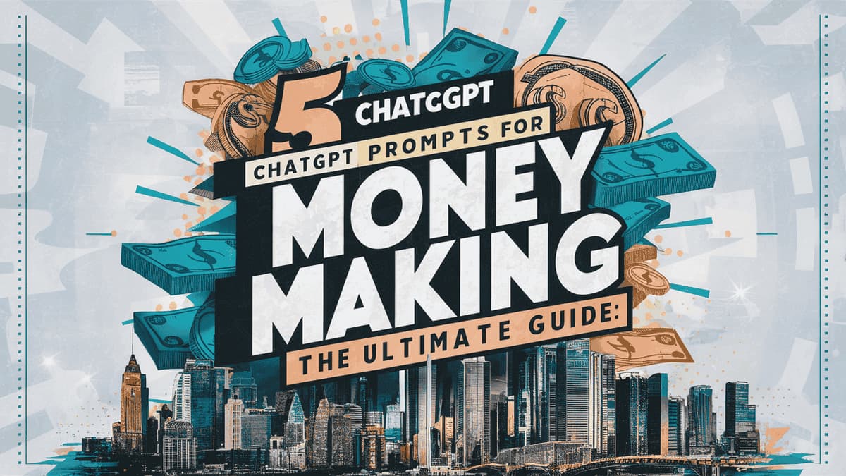 5 ChatGPT Prompts for Money Making: The Ultimate Guide